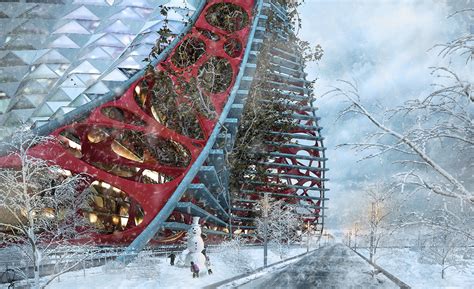 parametric tower by poria abbasi