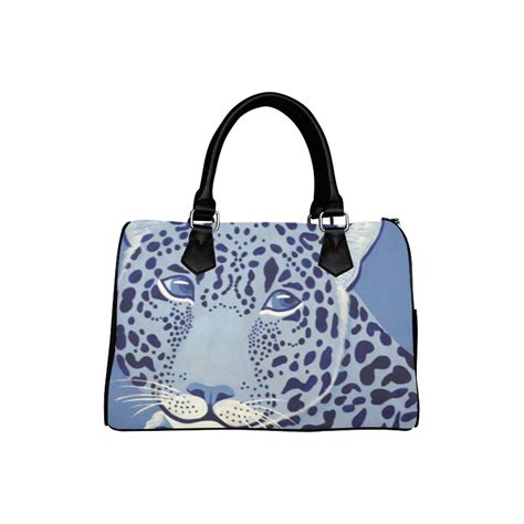 Ultramarine Jaguar Boston Handbag Model 1621 Id D836090