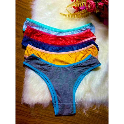 Kit 10 Calsinhas Modelo Tanga Confortavel De Fabrica Conforto Shopee Brasil