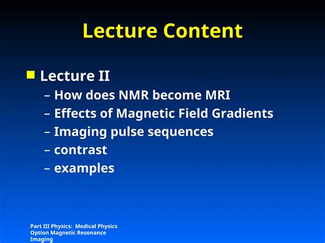 Medical Of Physics In Chart Of The R Ppt