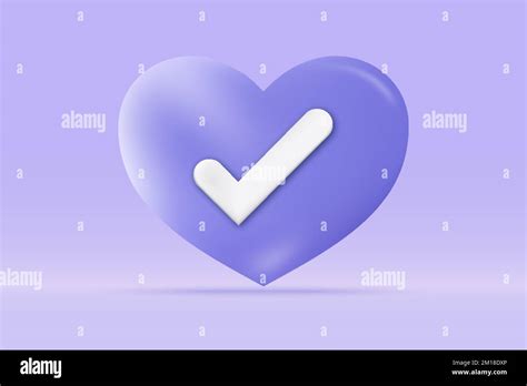3d Check Mark Success Icon Isolated On Light Blue Background Realistic