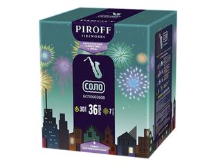 Купить в СПб Фейерверк СОЛО 36 залпов БСП0603608
