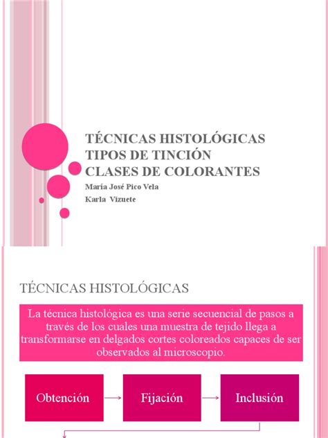 Tecnicas Histologicas Pdf Tinción Microscopía