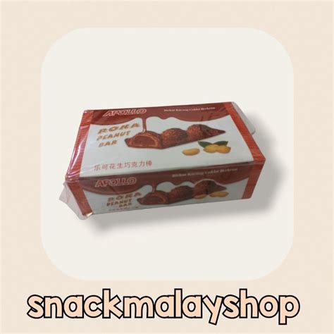 Jual Apollo Rokaa Peanut Bar Malaysia Shopee Indonesia