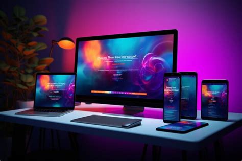 Web Designer Designing A Modern And Responsive Generative Ai Premium Ai Generated Image