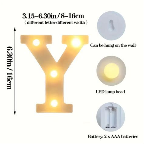 Decorative Led Lighted Number Alphabet Led Marquee Number Temu