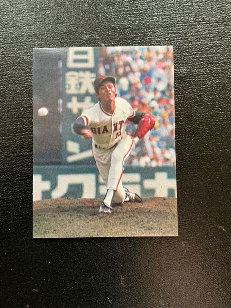 Yahooオークション カルビー プロ野球カード 77年 ジャイアンツ選手