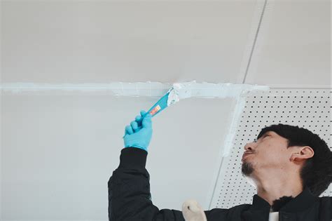 元郵便局リノベーション 39 【天井のパテ埋め】 景色 Kesiki Blog