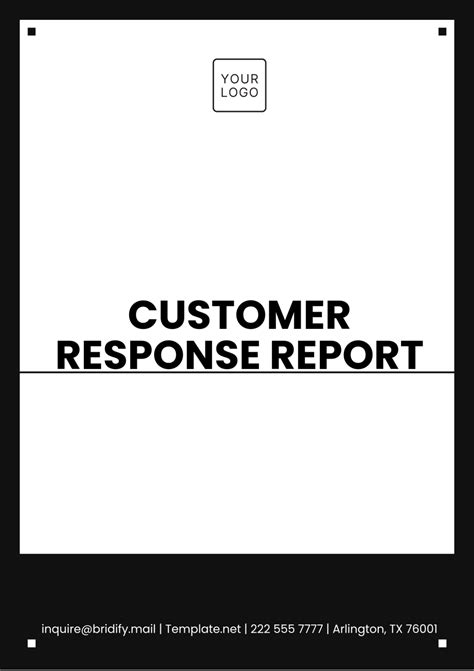 Free Customer Satisfaction Report Template To Edit Online