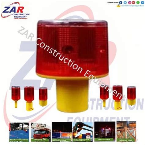 Red ABS Aviation LED Light Solar Warning Lamp At Piece In New Delhi ID