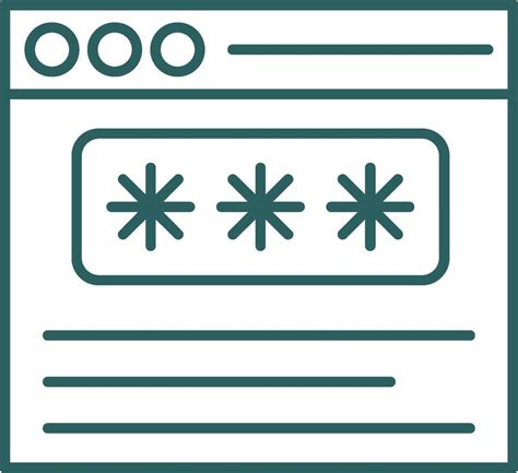 Password Line Gradient Icon 39013985 Vector Art At Vecteezy