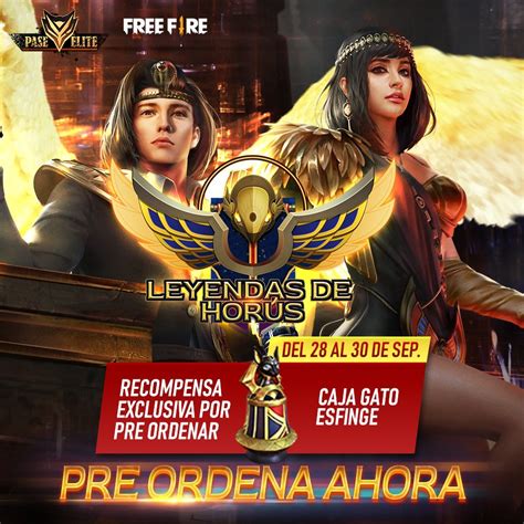 Consigue El Pase De Élite ‘la Leyenda De Horus En Garena Free Fire