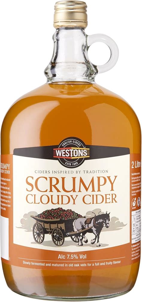 Westons Scrumpy Cloudy Cider 2l Uk Grocery