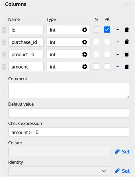 How To Limit Column S Values Vertabelo Vertabelo SA