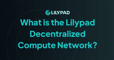 lilypad decentralized compute network overview