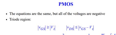 Validating Pmos Bias Characteristics Forum For Electronics