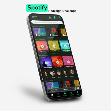 Spotify Redesign Challenge By Nikhil On Dribbble