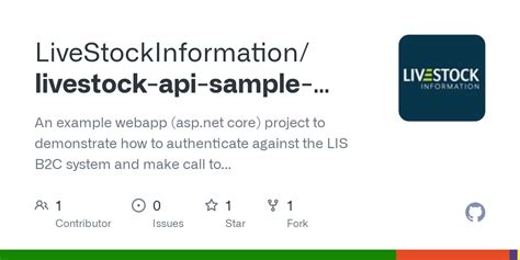 GitHub LiveStockInformation Livestock Api Sample Client Webapp An Example Webapp Asp Net