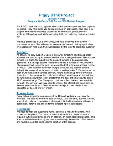 Banking Management System Project Documentation Docx Databases Computer Software And