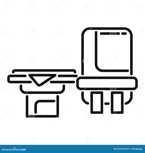 Brain Magnetic Resonance Imaging Procedure Room Vector Illustration