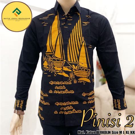 Jual Batik Phinisi Lontara Batik Lontara Makassar Shopee Indonesia