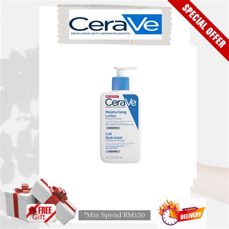 CERAVE MOISTURIZING LOTION LAIT HYDRATANT 236ML | Shopee Malaysia