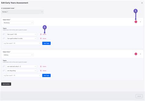 How To Delete Early Years Assessment