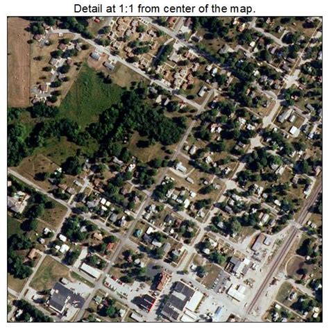 Aerial Photography Map Of Marceline Mo Missouri