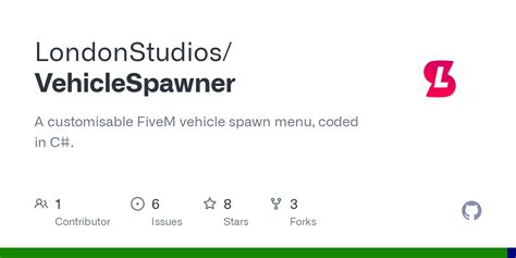 GitHub LondonStudios VehicleSpawner A Customisable FiveM Vehicle Spawn Menu Coded In C