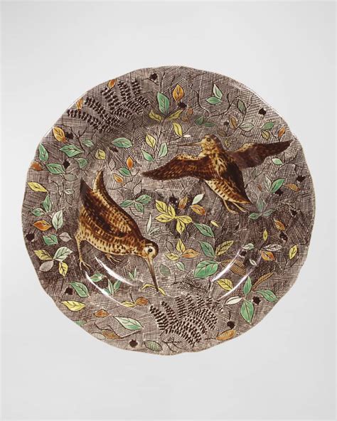Gien Rambouillet Woodcock Dinner Plate Neiman Marcus