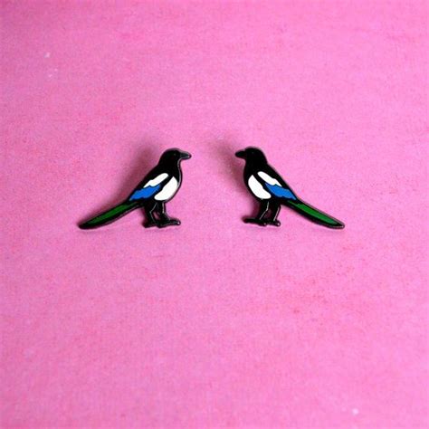 50 Off Seconds Magpie Enamel Pin Enamel Pin Hard Enamel Pin