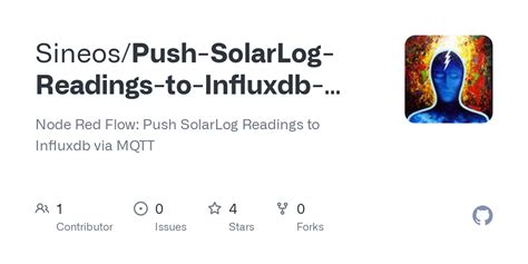 GitHub Sineos Push SolarLog Readings To Influxdb Via MQTT Node Red