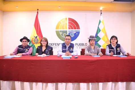 DEFENSORÍA DEL PUEBLO DE BOLIVIA CULMINÓ EVALUACIÓN Y ESPERA