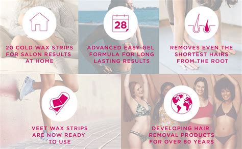 Buy Veet Full Body Wax Strips Salon Smooth Finish At Home