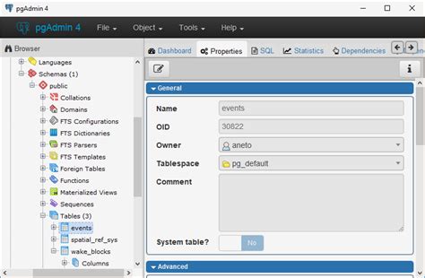 PgAdmin Boundless Desktop 1 1 0 Documentation