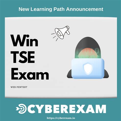 cyberexam on linkedin tse web exam whitehathacker certificate pentest