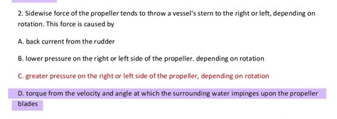 Solved 2 ﻿sidewise Force Of The Propeller Tends To Throw A
