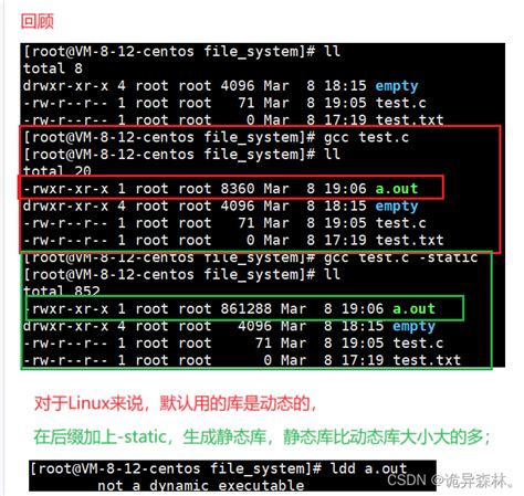 Linux 动静态库的原理和使用详解linux系统动态库作用 Csdn博客