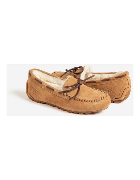 Ozwear Ugg Romy Inner Wedge Moccasin In Chestnut Myer