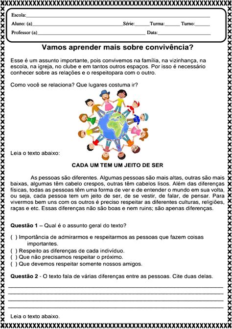 3º Ao 5º Ano Apostila De Atividades De Ensino Religioso Valores Artofit