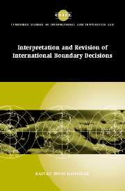 Interpretation And Revision International Boundary Decisions Public