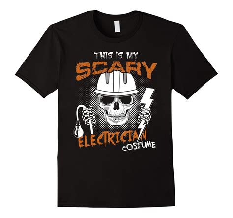 This Is My Scary Electrician Costume Happy Halloween Shirt Art