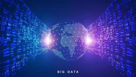 Abstract Global Dot Network Big Data Connection And Communication