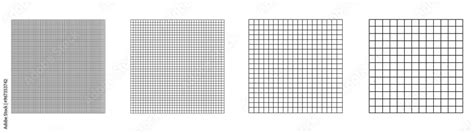 Set Of Square Grid Background With Empty Space Design Of Square Graph