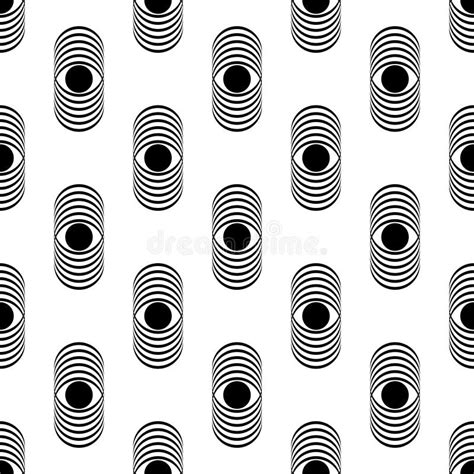 Seamless Curvy Pattern Small Leaves Repeated Design On White Background Stock Illustration