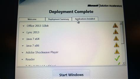 Sccm Remove Applications Page On Mdt Deployment Summary Server