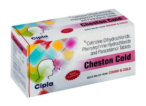 View Cheston Cold Tablet Uses
