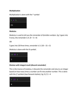 Python Breakdown Workbook Pdf Web Development Internet