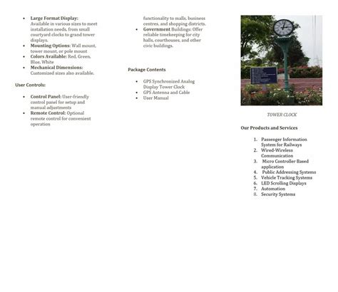 Black Mild Steel Gps Synchronised Analog Display Tower Clock At ₹ 98000