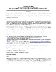 Assign Pdf Carleton University Department Of Systems And Computer Engineering Sysc